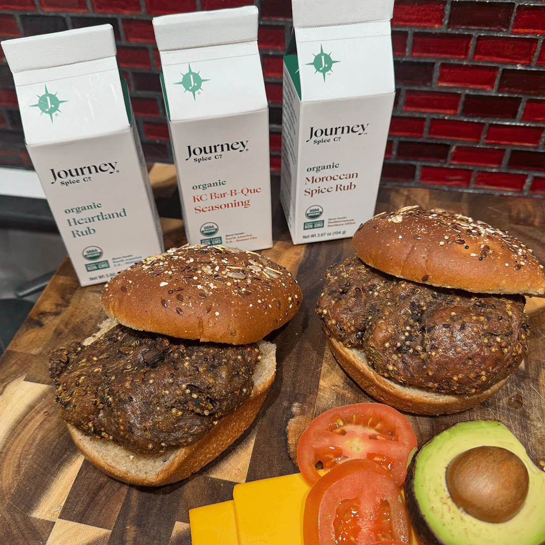 High Protein Black Bean Burger - Journey Spice Co.