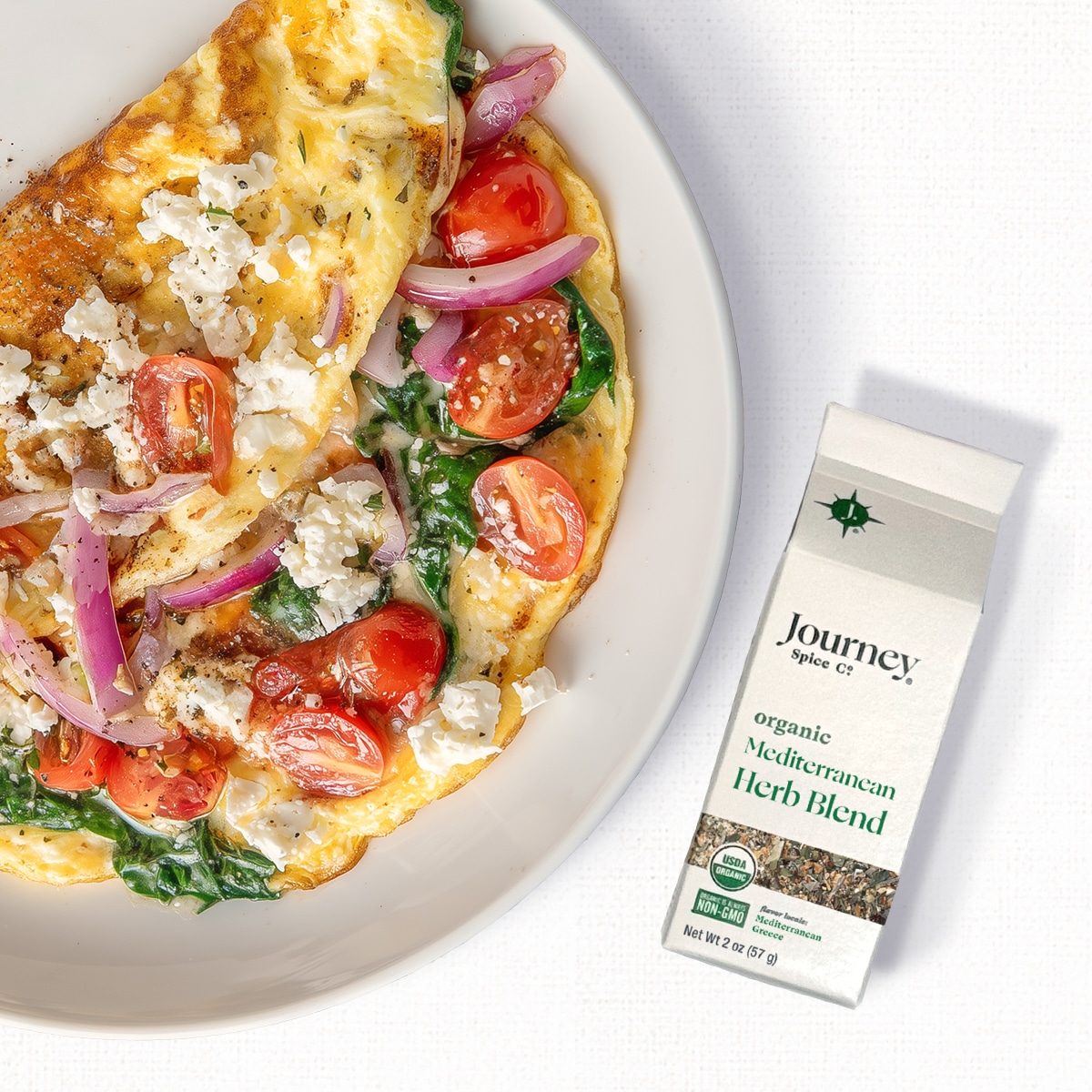 Greek Omelette - Journey Spice Co.